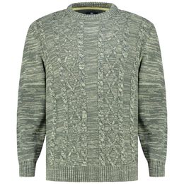 Herren Gro&szlig;e Gr&ouml;&szlig;en | Lerros Pullover aus Baumwollmischung Farbe oliv Gr&ouml;&szlig;e: 3XL