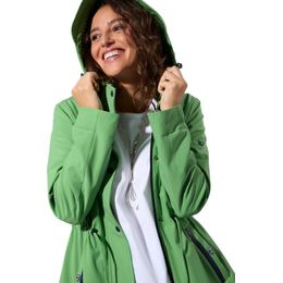 WITT Damen Softshelljacke mit abnehmbarer Kapuze, apfel, Gr&ouml;&szlig;e 18