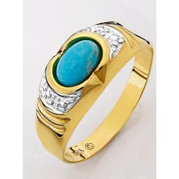WITT Damen Ring, Silber vergoldet 925, Gr&ouml;&szlig;e 18