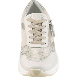 airsoft modern+ Damen Sneaker mit Leder-Wechselfu&szlig;bett, vanille, Gr&ouml;&szlig;e 37