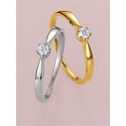 WITT Damen Ring, Wei&szlig;gold 375, Gr&ouml;&szlig;e 16