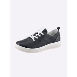 Andrea Conti Damen Sneaker in Leder-Qualit&auml;t, marine, Gr&ouml;&szlig;e 38