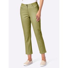 WITT Damen 7/8-Hose in 5-Pocket-Form, schilf, Gr&ouml;&szlig;e 19
