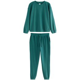 next Pyjama Damen Gr&ouml;&szlig;e L cyanblau Winterkleid