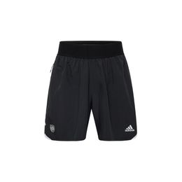 adidas Sportswear Sportshorts 'Donovan Mitchell' Herren Gr&ouml;&szlig;e L schwarz / wei&szlig;