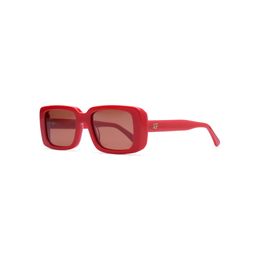 Avant-garde Paris Sonnenbrille 'Square Pherenike' Damen Gr&ouml;&szlig;e one size rot