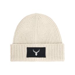 Neverless Beanie 'Hirschgeweih' female Beige size Onesize