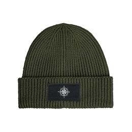 Neverless Beanie 'Kompass' female Green size Onesize