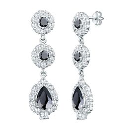 Elli Premium Earrings 'Tropfen' female Black size One Size