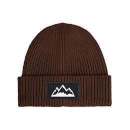 Neverless Beanie 'Mountain' female Brown size Onesize