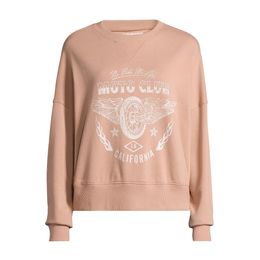 A&eacute;ropostale Sweatshirt Damen Gr&ouml;&szlig;e M hellbraun / wei&szlig;