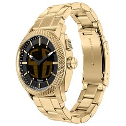 Fossil Analog Watch male Gold size One Size