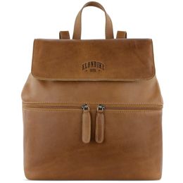 KLONDIKE 1896 Rucksack 'Gold Mike' Damen Gr&ouml;&szlig;e One Size cognac