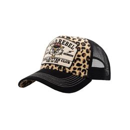 Queen Kerosin Cap 'Wild Rebel Royal Kitten Club' Damen Gr&ouml;&szlig;e 54/64 braun