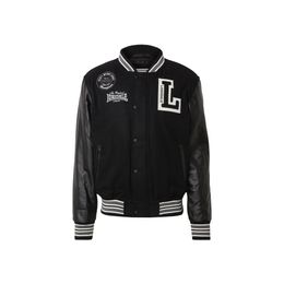 Lonsdale Jacke 'Oxford' Herren Gr&ouml;&szlig;e L schwarz / wei&szlig;