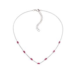 So Chic Kette Damen Gr&ouml;&szlig;e One Size magenta / silber