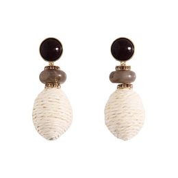 Mango Earrings 'MAR' female Beige size One Size
