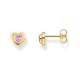 Thomas Sabo Ohrringe Damen Gr&ouml;&szlig;e One Size gold / pink