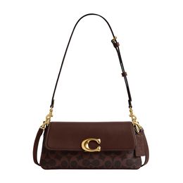 Coach Schultertasche Damen Gr&ouml;&szlig;e One Size braun / dunkelbraun / gold