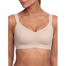 Cfab (formerly Creamy Fabrics) Bra 'Seamless Compact Push-Up BH' female Beige size 85