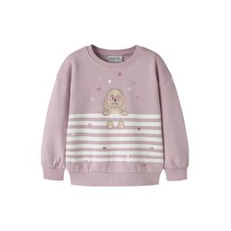 name it Sweatshirt 'NMFVALONA' M&auml;dchen Gr&ouml;&szlig;e 110 camel / eosin / wei&szlig;