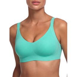 Cfab (formerly Creamy Fabrics) Bra 'Seamless Compact Push-Up BH' female Green size 80
