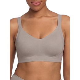 Cfab By Creamy Fabrics Bra 'Seamless Compact Push-Up BH' female Grey size 65