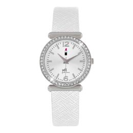 Lucardi Analog Watch 'Farbenfroh' female White size Onesize