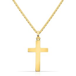 Tony Fein Kette 'Kreuz' Damen Gr&ouml;&szlig;e 42 cm gold