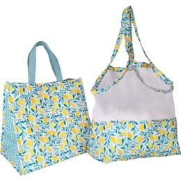 Damen Shopper-Set gelb, Gr&ouml;&szlig;e 0