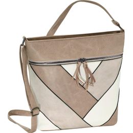 Damen Handtasche beige, Gr&ouml;&szlig;e 0
