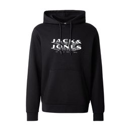 Jack & Jones Jack & Jones Sweatshirt 'JCOFUSION' Herren Gr&ouml;&szlig;e S schwarz / wei&szlig;