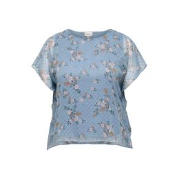 Only Carmakoma Bluse 'CARSIGRID' Damen Gr&ouml;&szlig;e 5XL taubenblau / braun / smaragd / rosa