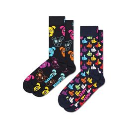 Happy Socks Socks '2-Pack Dog Socks' female Black size 41-46