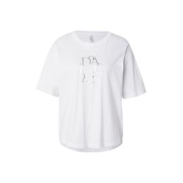 10DAYS T-Shirt Damen Gr&ouml;&szlig;e M silber / wei&szlig;