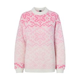 Pieces Pullover 'PCJO' Damen Gr&ouml;&szlig;e XL rosa / hellpink / wei&szlig;