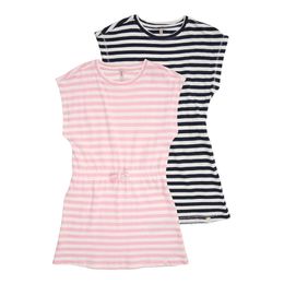 Only Mini Kleid 'KMGMAY' M&auml;dchen Gr&ouml;&szlig;e 116 navy / rosa / wei&szlig;