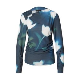 Ted Baker Shirt 'TURALA' Damen Gr&ouml;&szlig;e L navy / tanne / offwhite