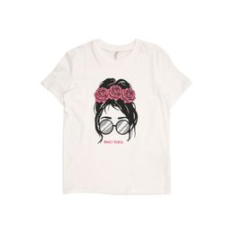Only Girls T-Shirt 'KOGEMMA' M&auml;dchen Gr&ouml;&szlig;e 146/152 pink / schwarz / wei&szlig;