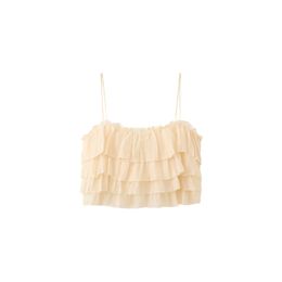 Mango Top 'Cuqui' Damen Gr&ouml;&szlig;e L creme