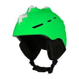 Crazy Safety Helmet 'Bone Spike' boy Green size L