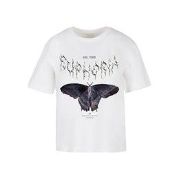 Mister Tee T-Shirt 'Euphoria' Damen Gr&ouml;&szlig;e XXL braun / stone / schwarz / wei&szlig;