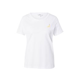 s.Oliver T-Shirt Damen Gr&ouml;&szlig;e XXS gelb / wei&szlig;