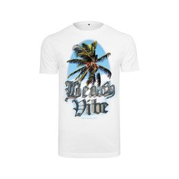 Mister Tee T-Shirt 'Beach Vibe' Herren Gr&ouml;&szlig;e XXXL hellblau / gr&uuml;n / schwarz / wei&szlig;