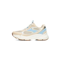 Posh By Poelman Sneaker 'Abby' Damen Gr&ouml;&szlig;e 39 beige / creme / hellblau / wei&szlig;