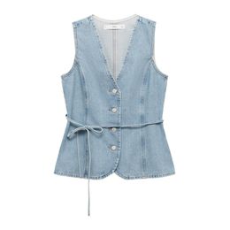 Mango Vest 'DAPHNE' female Blue size XL