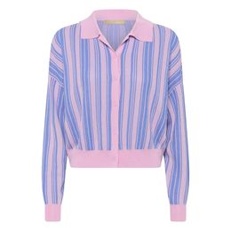 Culture Strickjacke 'CUdeny' Damen Gr&ouml;&szlig;e S blau / rosa