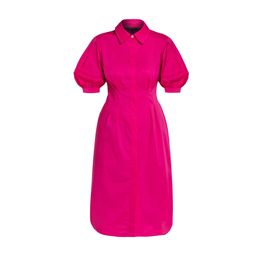 JIORO Blusenkleid 'ESSENTIALS' Damen Gr&ouml;&szlig;e 36 pink Winterkleid