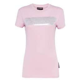 Plein Sport Damen T-Shirt "T-Shirt", lila, Gr. S, Obermaterial: 100% Baumwolle, Shirts