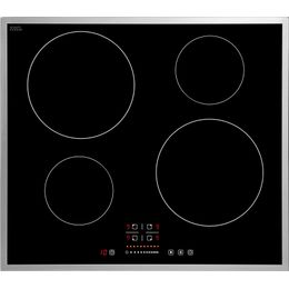 Hanseatic Induktions-Kochfeld, B:59cm H:6cm T:52cm, schwarz, Kochfelder, mit Timer